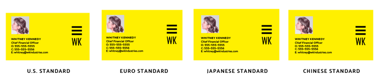 Business Card Sizes - in Pixels, Inches, & Metric – Print Peppermint