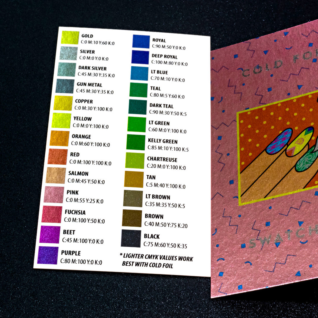 Cold Foil Business Cards – Print Peppermint